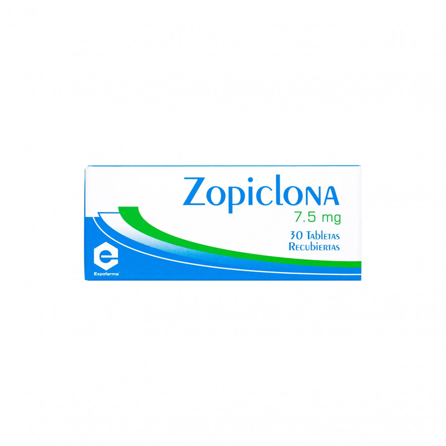 Zopiclona 7.5mg Caja X 30 Tabletas – Expofarma - Medicentro Distribuciones