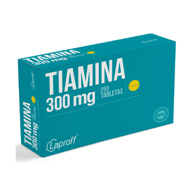 Tiamina 300mg Caja X 250 Tabletas – Laproff - Medicentro Distribuciones