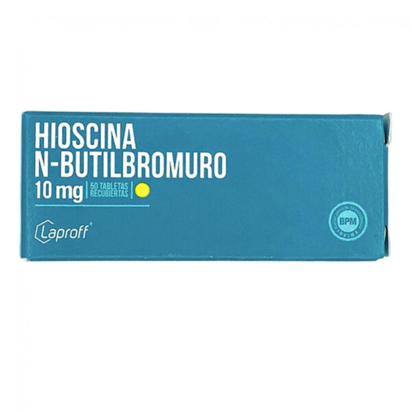 Hioscina N-Butilbromuro 10mg Caja X 50 Tabletas – Laproff - Medicentro ...